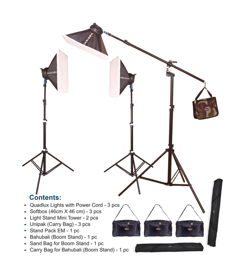 HARISON 3-Point Lighting Kit – Harison Photo Products