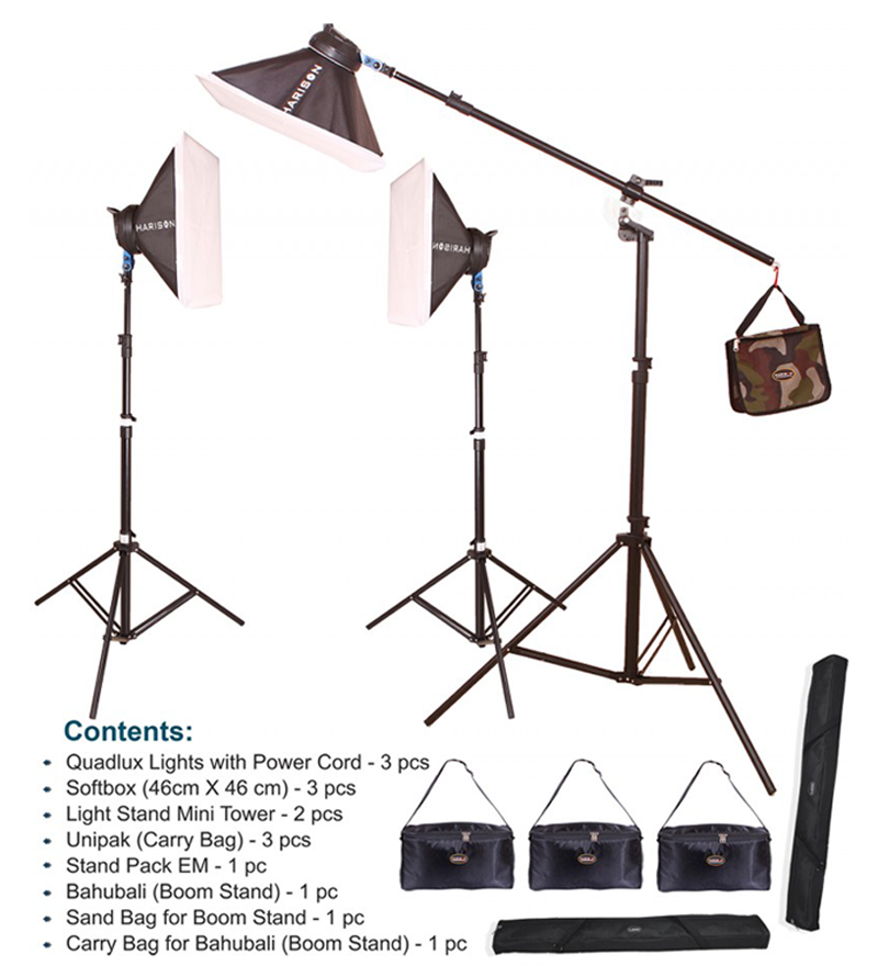 HARISON 3-Point Lighting Kit – Harison Photo Products